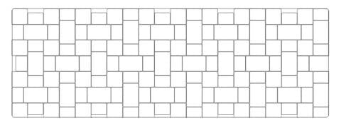 3 Stone "I" Pattern | Sta-Built Construction